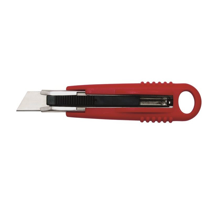 Cutter de sécurité standard à rétractation automatique WAYTEX.fr