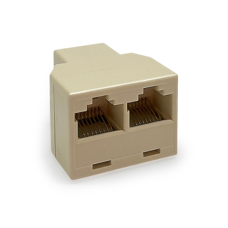 Coupleur RJ45 en T F/F/F 8P8C WAYTEX.fr