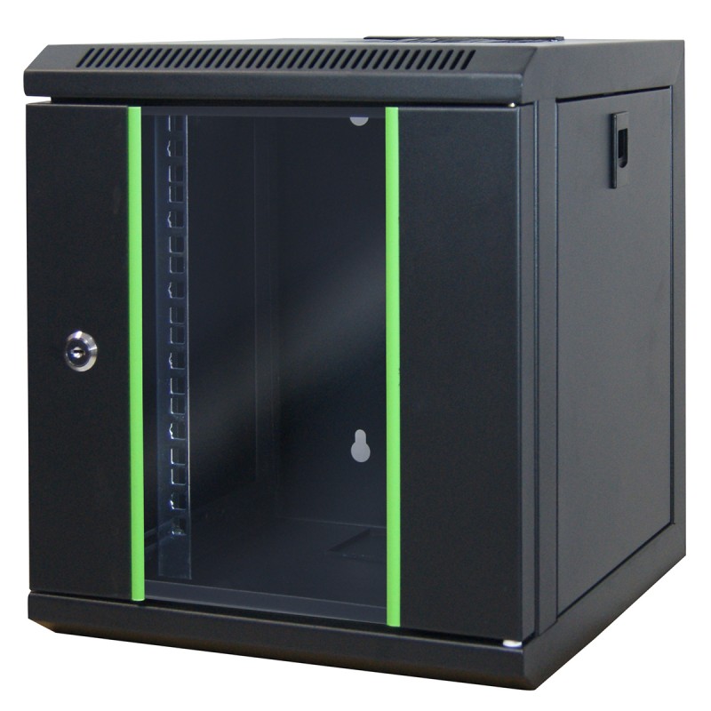 Coffret 10 monté 6U noir WAYTEX.fr