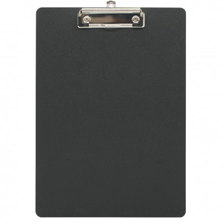 Porte bloc à pince A4 en polypro de 2mm 22 5 x 31 5 cm Noir WAYTEX.fr