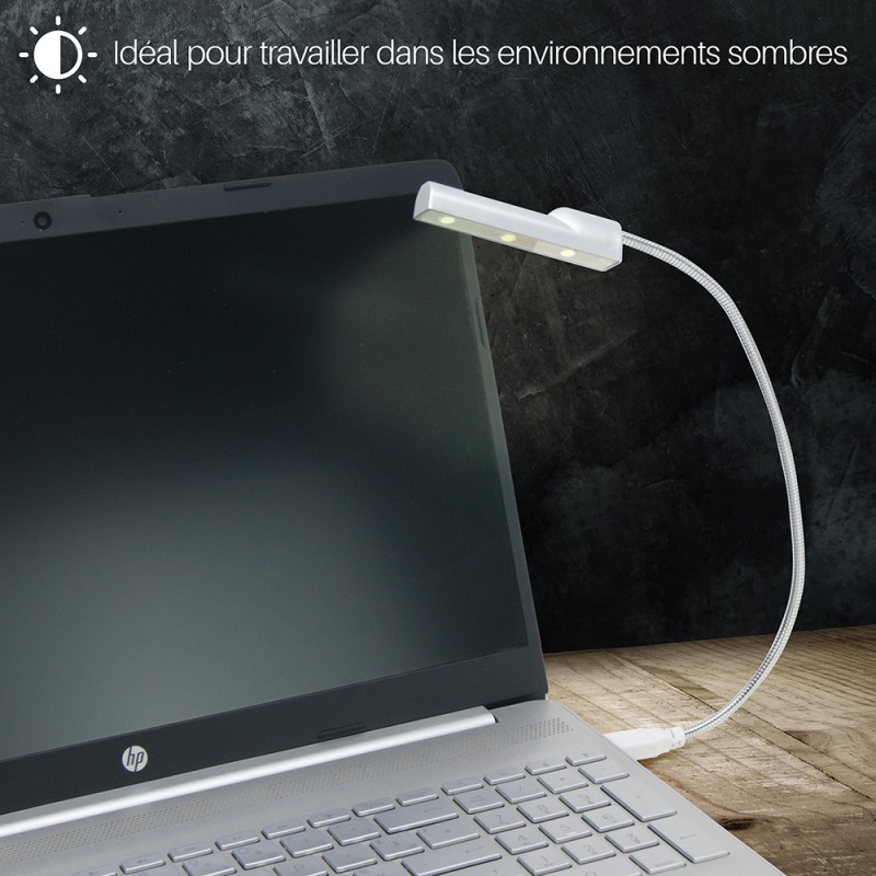 Lampe flexible 3 leds sur port USB TEXET WAYTEX.fr