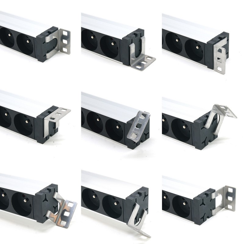 Multiprise rackable 19 pouces 8 prises avec interrupteur Fiche C14 ...