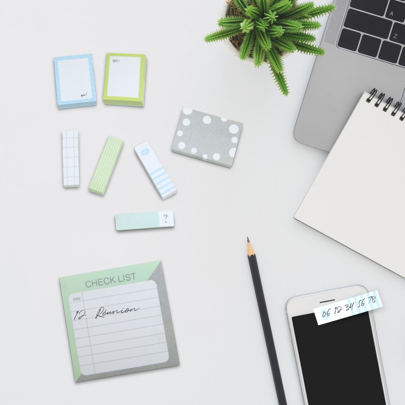 Box 800 notes repositionnable fantaisie 8 x 100 feuilles Boite cadeau ...