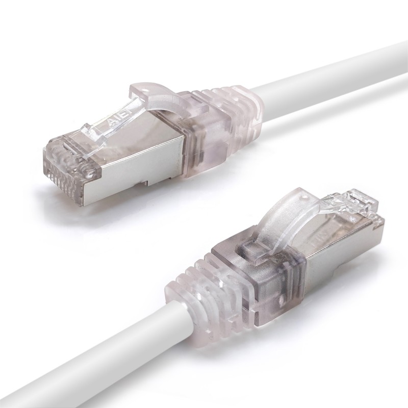 Manchon RJ45 avec maintien méca Diam 6 00mm sachet de 100 Transp WAYTEX.fr